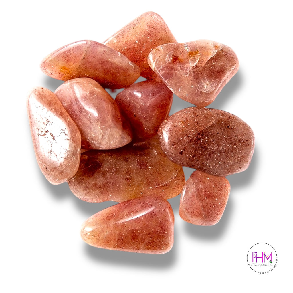 Red Aventurine Tumbled Stone ️ – The Pretty Hot Mess