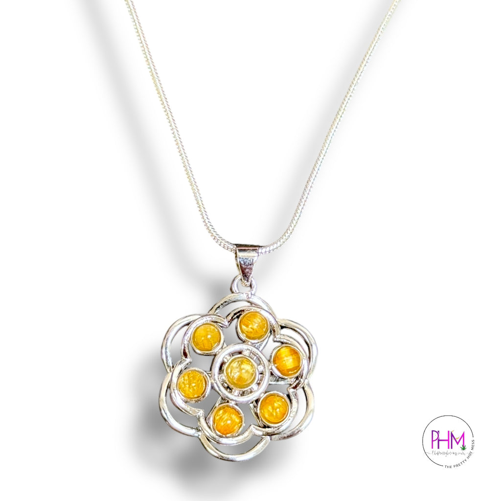 Zen Blossom Spinner Pendant 🌼 – The Pretty Hot Mess