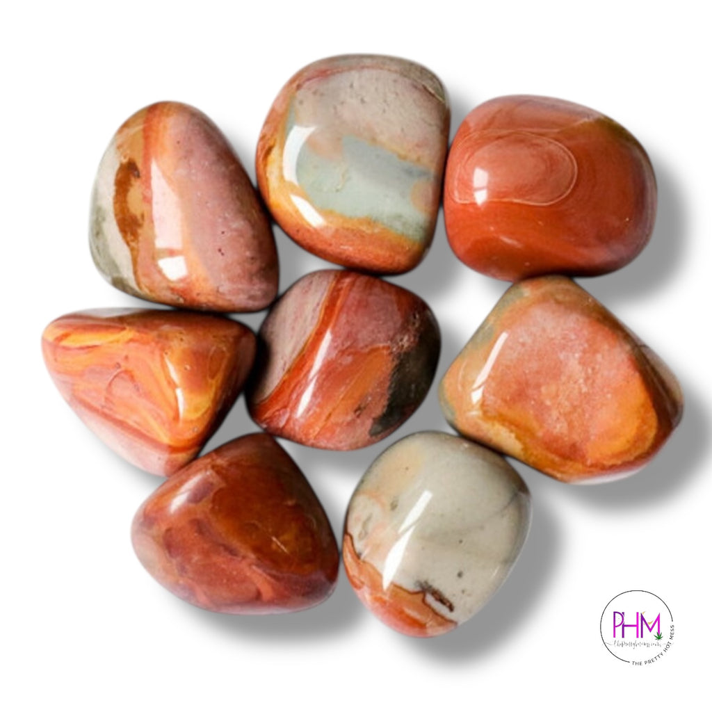 Desert Jasper Tumbled Stone 🔥 – The Pretty Hot Mess