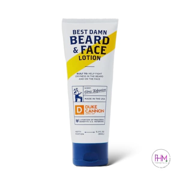 Best Damn Beard & Face Lotion 💙 The Pretty Hot Mess
