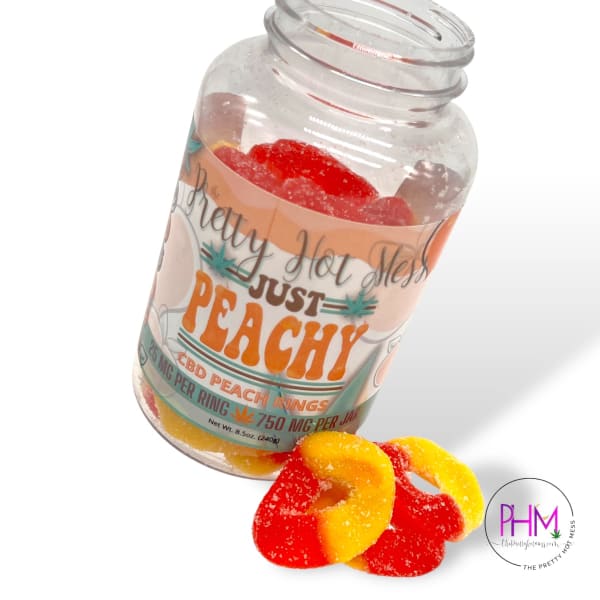 CBD Infused Peach Rings The Pretty Hot Mess