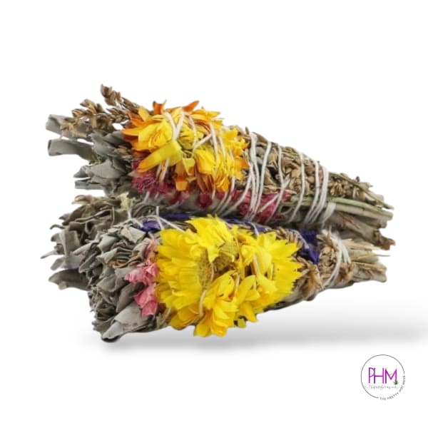 Enchanted White Sage Bundle with Sinuata and Wild Flowers – The Pretty ...