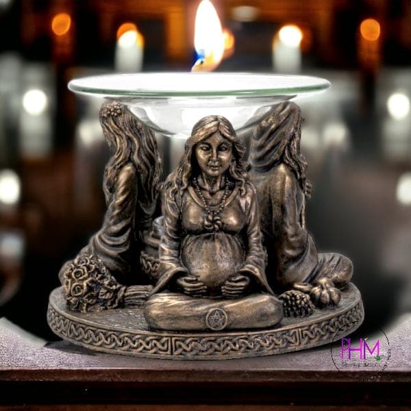 Enchanting Goddess Mother Maiden Crone Oil Burner The Pretty - The ...