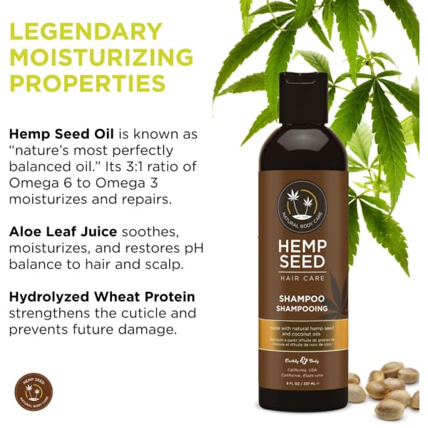 Hemp Seed Shampoo Naked In The Woods | Earthly Body - The Pretty Hot Mess