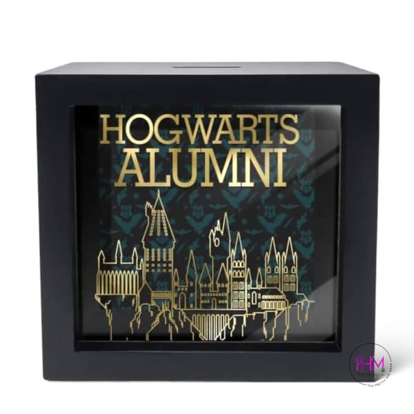Hogwarts Alumni Shadow Box Bank 🏦 The Pretty Hot Mess