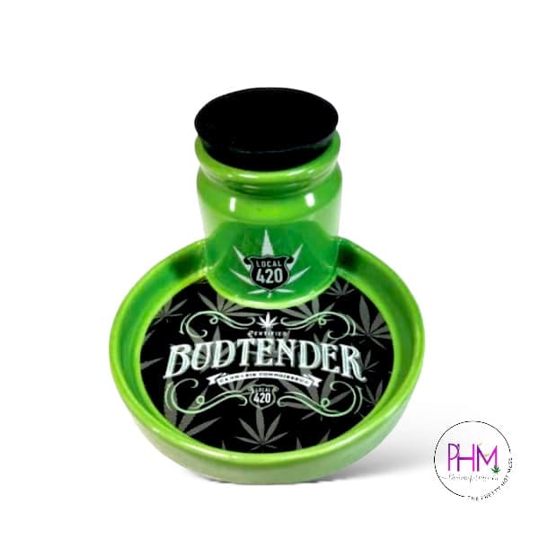 •Budtender Ceramic Stashtray The Pretty Hot Mess