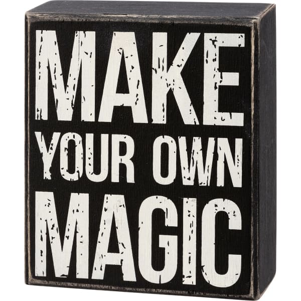 Make Your Own Magic Box Sign 🏼 The Pretty Hot Mess