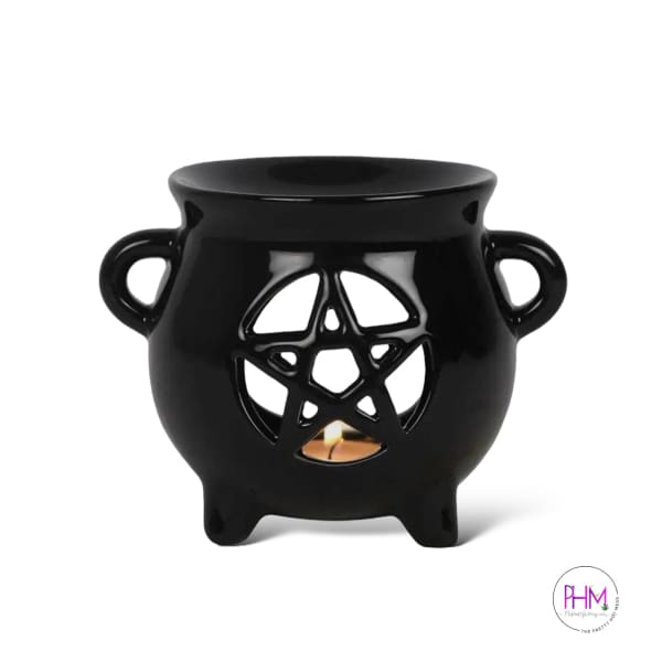 Midnight Ritual Pentagram Oil Burner The Pretty Hot Mess