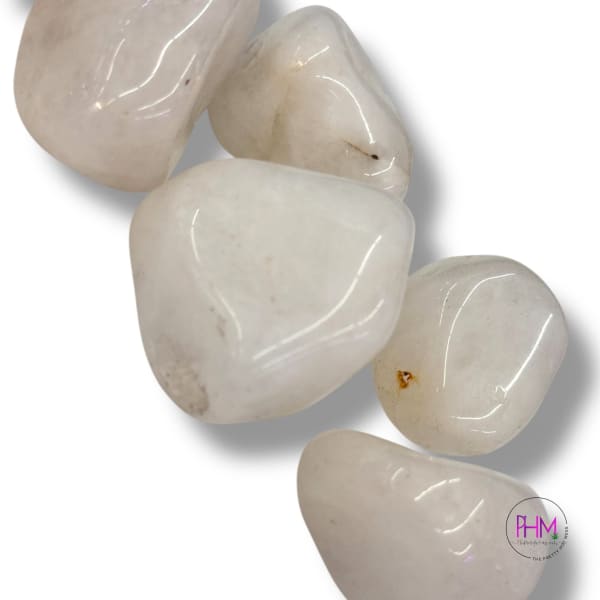 Milky Quartz Tumbled Stone 🤍 The Pretty Hot Mess