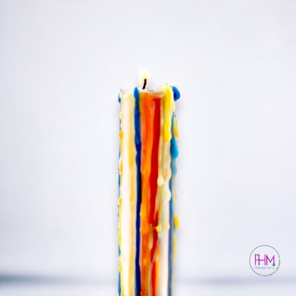 Multi - Color Drip Candles The Pretty Hot Mess