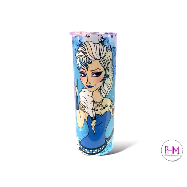 Punk Rock Elsa Tumbler The Pretty Hot Mess