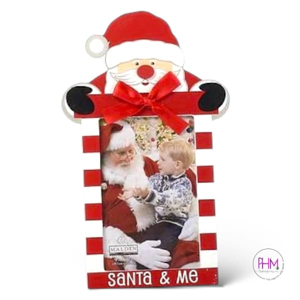 Santa & Me Picture Frame 🎅🏼 The Pretty Hot Mess