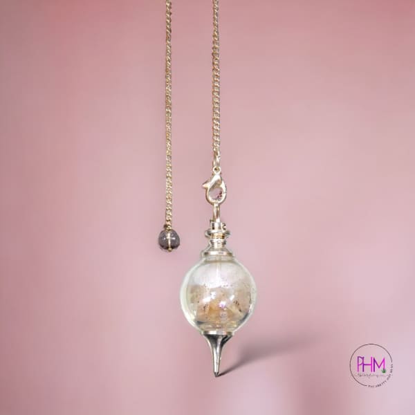 Sephoroton Salt and Selenite Glass Pendulum 🌟 - The Pretty Hot Mess