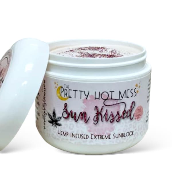 Sun Kissed Hemp Infused Extreme Sunblock ☀️ The Pretty Hot – The Pretty ...