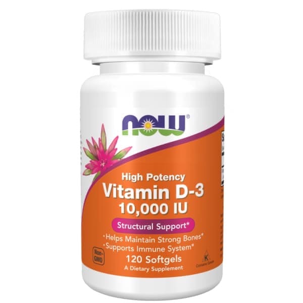 Vitamin D3 10,000 IU | NOW Foods The Pretty Hot Mess