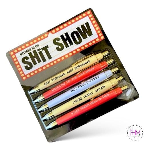 Welcome to the Shit Show Pens Set 🏼 The Pretty Hot Mess