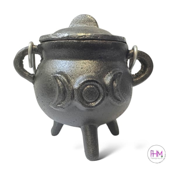 Witching Hour Mini Triple Moon Cast Iron Cauldron – The Pretty Hot Mess