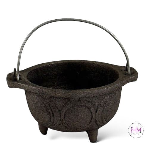 Witching Hour Triple Moon Cast Iron Cauldron 🌙 – The Pretty Hot Mess