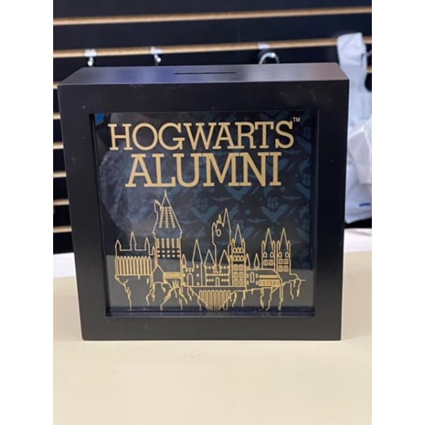 Hogwarts Alumni Shadow Box Bank The Pretty Hot Mess
